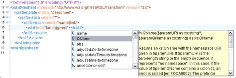 content completion in xpath expressions