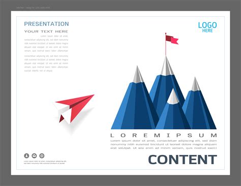 Presentation Layout Design Template Leadership Concept 531534 Vector Art At Vecteezy