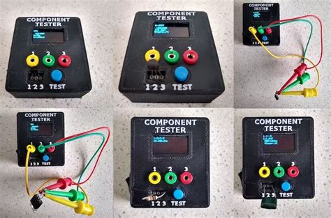 Micro Component Tester Hackster Io Electrical Projects Tester Components