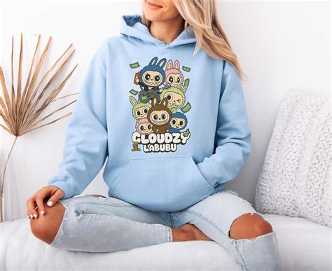 Cloudzy Labubu Hoodie Labubu Clothes Labubu Outfits Cute Labubu Sweatshirt Zimomo Tycoco