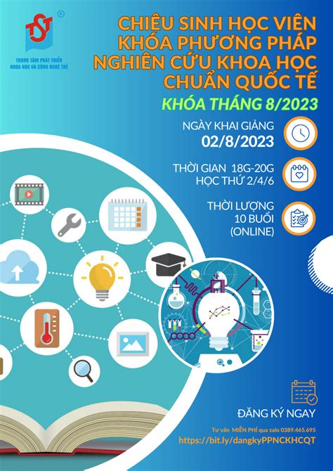 ChiÊu Sinh HỌc ViÊn LỚp PhƯƠng PhÁp NghiÊn CỨu Khoa HỌc ChuẨn QuỐc TẾ