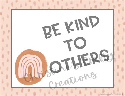 Rustic Boho Classroom Rules Posters L Editable Etsy