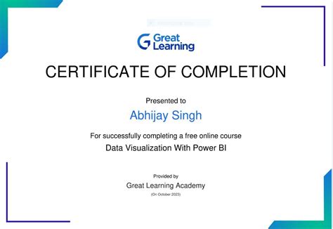 completed power bi course abhijay singh chauhan posted on the topic