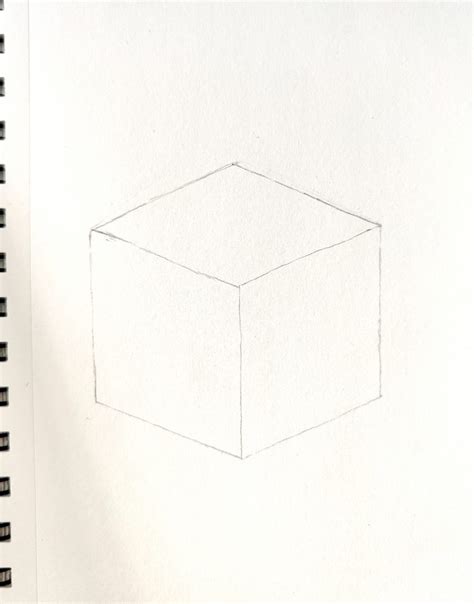 How To Draw A Cube Step By Step How To Draw A Cube Step By Step