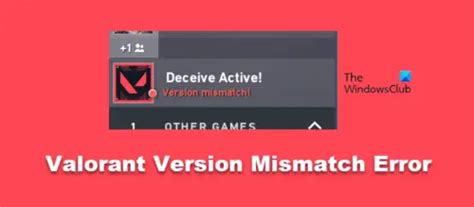 Fix Valorant Version Mismatch Error