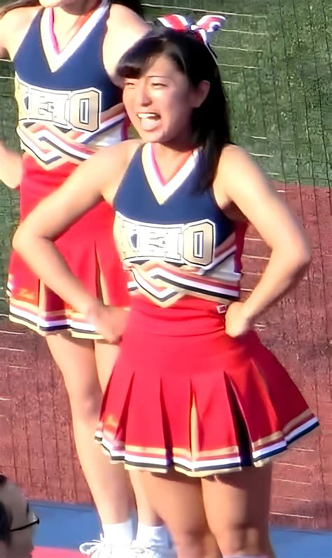 Cheerleading Outfits Asian Girl Leader Almond Girls Asia Girl