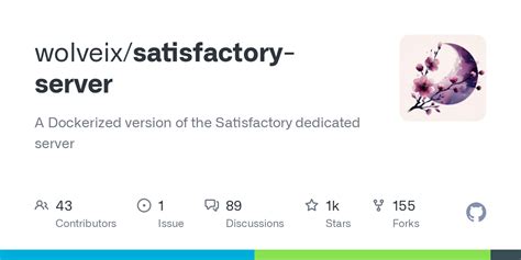 Github Wolveix Satisfactory Server A Dockerized Version Of The