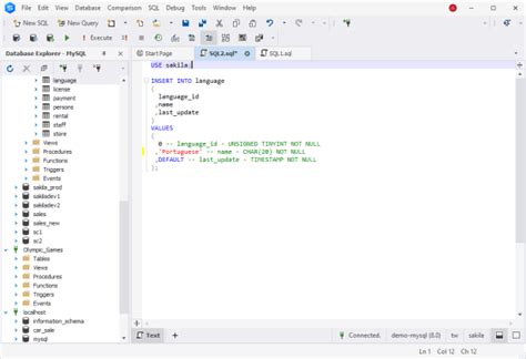 Mysql Insert Statement Inserting Rows Into A Table Devart Blog