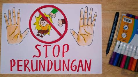 POSTER CEGAH PERUNDUNGAN Cara Membuat Poster YouTube