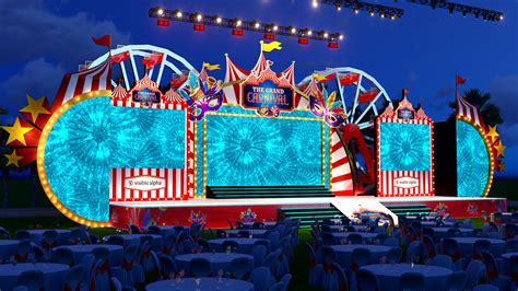 The Grand Carnival Westernized Carnival And Circus Vibe Behance