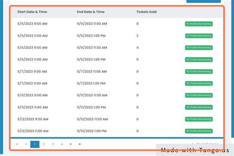 general admission how to create a multiple event time series