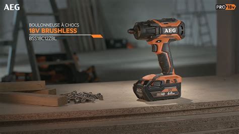 BSS18C12ZBL - Présentation de la boulonneuse à chocs AEG PRO 18V ...