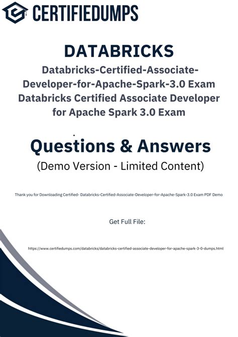 Ppt Databricks Certified Associate Developer For Apache Spark 3 0 1 Powerpoint Presentation