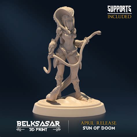 3d File Sun Of Doom Nude Miniatures April 2023 ☀️ ・3d Printer Model
