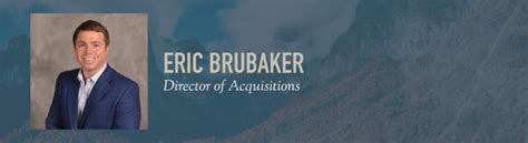 Foss And Company Spotlight Eric Brubaker Director Of Acquisitions Foss And Co