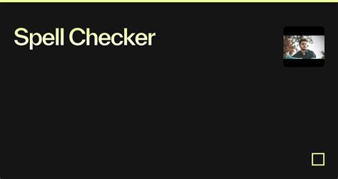 Spell Checker Codesandbox