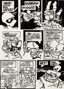 Vaughn Bodé Cobalt 60 Page 8 Original Art 1968 Original Lot