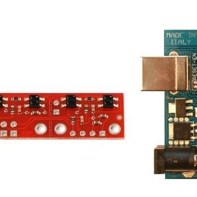 QTR RC Sensor Rail Microprocessor Unit Arduino Duemilanove Download Scientific Diagram