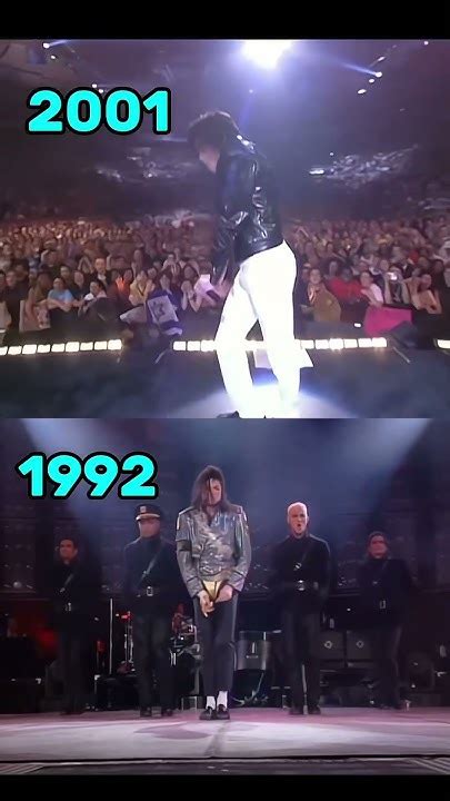 Michael Jackson You Rock My World Live 2001 Vs 1992 😯 Youtube