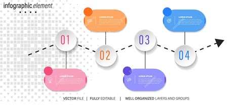 Premium Vector Vector Infographics Timeline Design Template With Line Boxes Label With