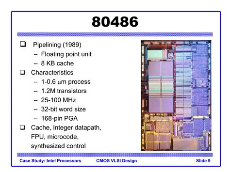 Introduction To CMOS VLSI Design Case Study On Intel Processors Ppt