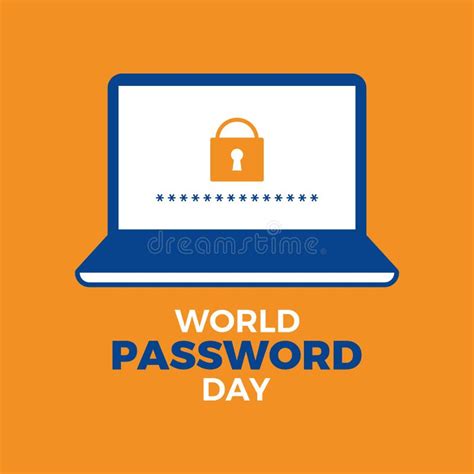 World Password Day Poster Vector Illustration Stock Illustration Illustration Of Internet