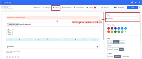 Totalform Form Styling Totalsuite Products Documentation