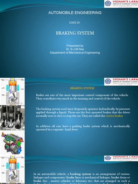 Breaking System Pdf Brake Tools