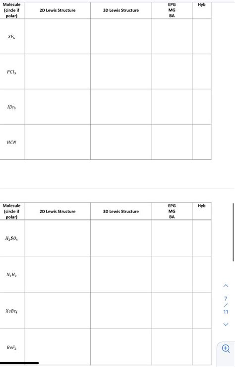 Solved Draw The 2d And The 3d Lewis Structure For Each