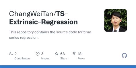 TS Extrinsic Regression Models Deep Learning At Master ChangWeiTan TS