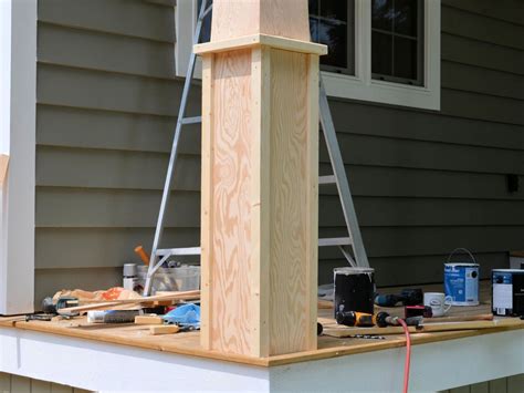 How To Replace Porch Decking With Posts In 2020 Front Porch Columns