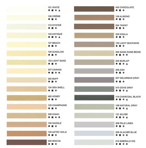 Grout Color Chart Google Search Grout Cleaner Grout Color Grout
