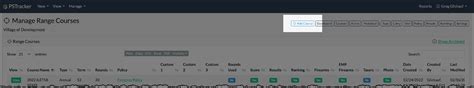 Manage Range Courses Pstracker