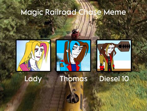 Magic Railroad Chase With My Human Style By Sup Fan On Deviantart