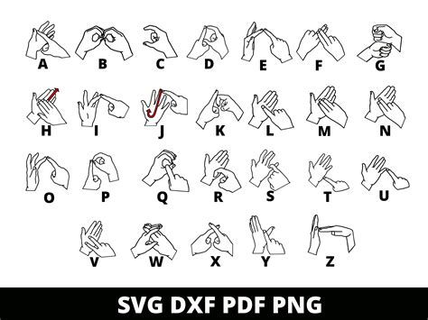 Bsl Alphabet British Sign Language British Sign Language Alphabet A Z Bsl Printable Customer