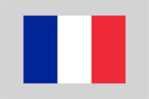 Premium Vector Flag Of France French Flag In 23 Proportion Simple