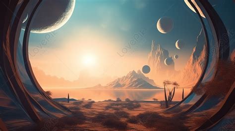 추상적인 공간 배경에서 매혹적인 3d 렌더링 판타지 풍경에 빠져보세요 추상 공간 배경 추상적 배경 추상 산 배경 이미지 Hd 추상 공간 추상적 추상 산 배경