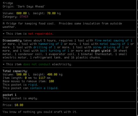 Fridges Can Contain A Liquid · Issue 55479 · Cleverravencataclysm Dda · Github