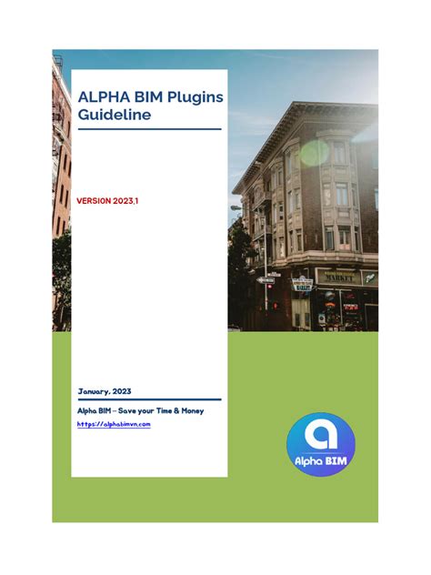 Alpha Bim Plugins Guideline V20231 Pdf Autodesk Revit Login