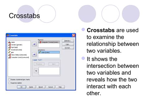 An Introduction To Spss Ppt Operating Systems Computer Software