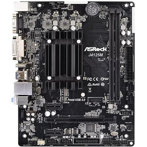 Asrock J4125m Intel Quad Core Processor J4125 Ddr4 Sata3andusb3 2 M 2 Micro Atx Motherboard