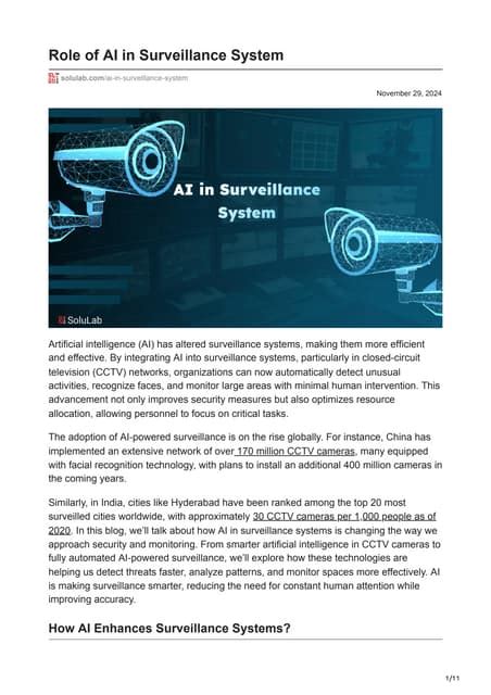 Traffic And Smartcity Monitoring System With Ai Ppt