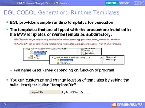 Ibm Software Group Rational Software Egl Residency