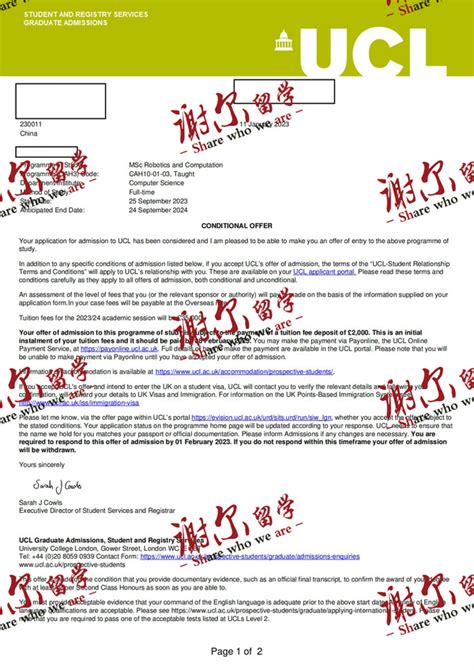 Share Offer丨ucl成功上岸 Robotics And Computation！！ 知乎