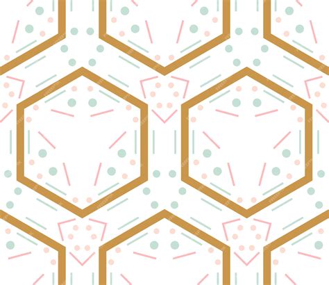 Premium Vector Abstract Geometric Tile Seamless Pattern With Different Shapes Mosaic Card