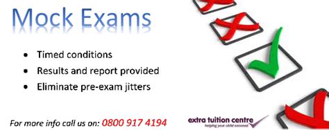The Extra Tuition Centre Mock Exams Mock Exam Overview