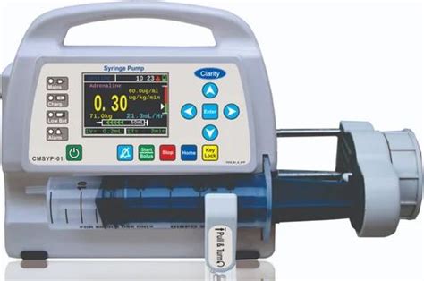 Syringe Infusion Pump Clarity Syringe Pump Manufacturer From Mohali
