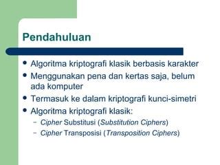 Algoritma Kriptografi PPT