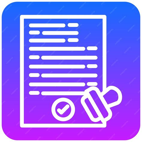 Premium Vector Validation Icon