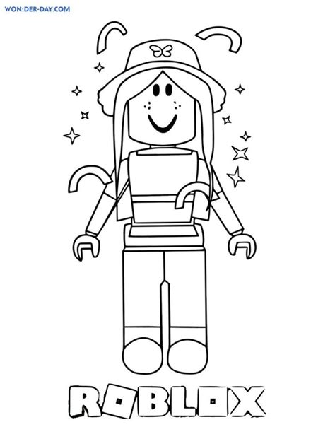 A Coloring Page For Roblox